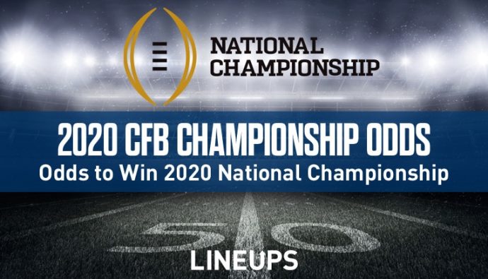 2020 College Football Playoff National Championship Odds