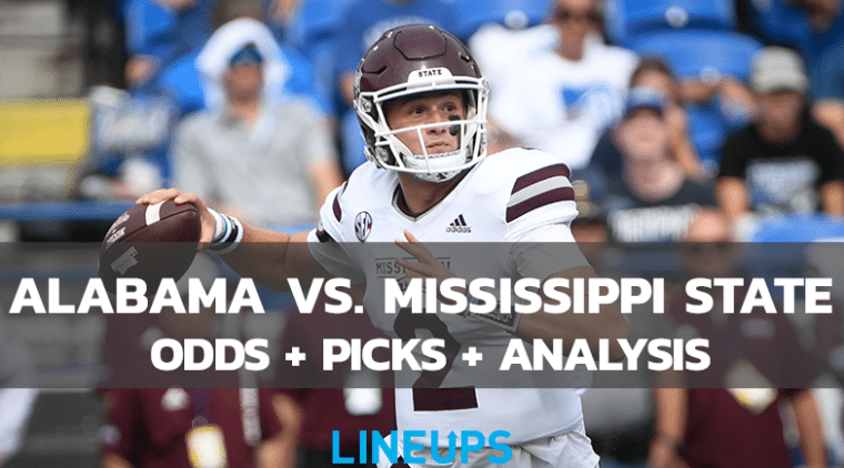 Alabama vs. Mississippi State: Betting Odds, Picks, and Predictions (10 ...